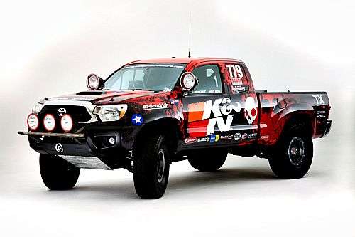 Long Beach Racers Tacoma TRD Baja race truck revealed at 2011 SEMA Show ...